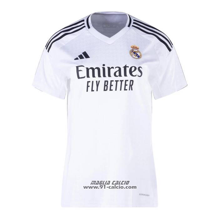Prima Maglia Real Madrid Donna 2024-2025